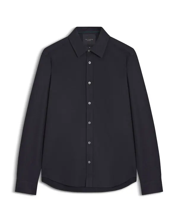 Ted Baker London Nortun Button-front Shirt - Navy