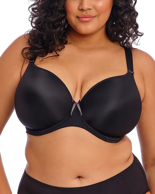 Elomi Bijou Underwire Molded T Shirt Bra - Black