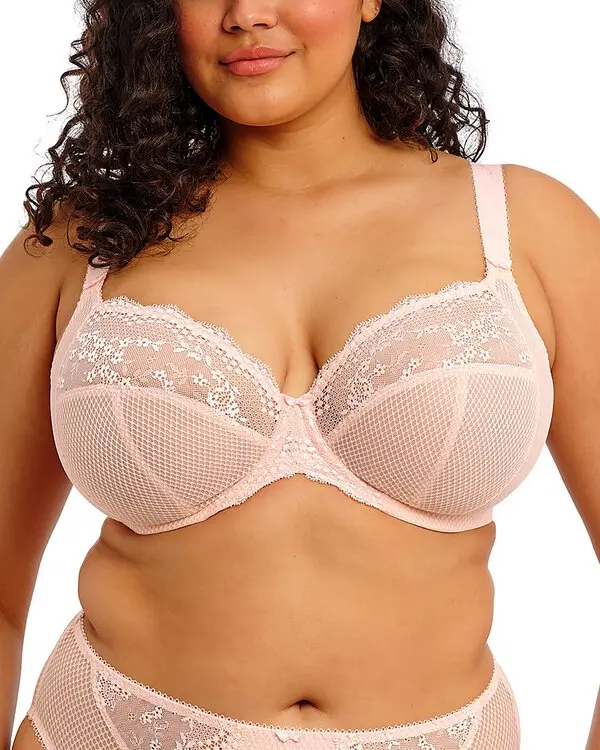 Elomi Charley Underwire Plunge Bra - Ballet Pink