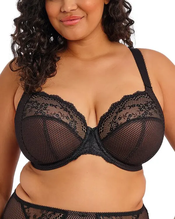 Elomi Charley Underwire Plunge Bra - Black