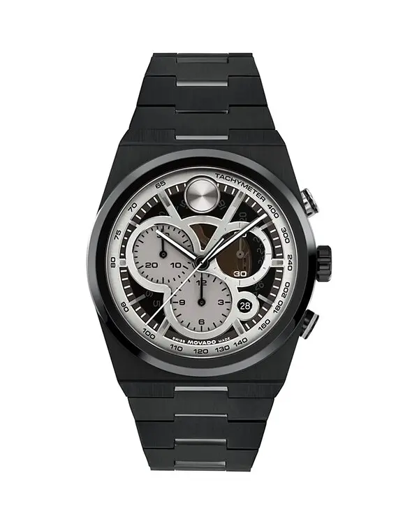 Movado Bold Quest Chronograph 40mm - Black/black