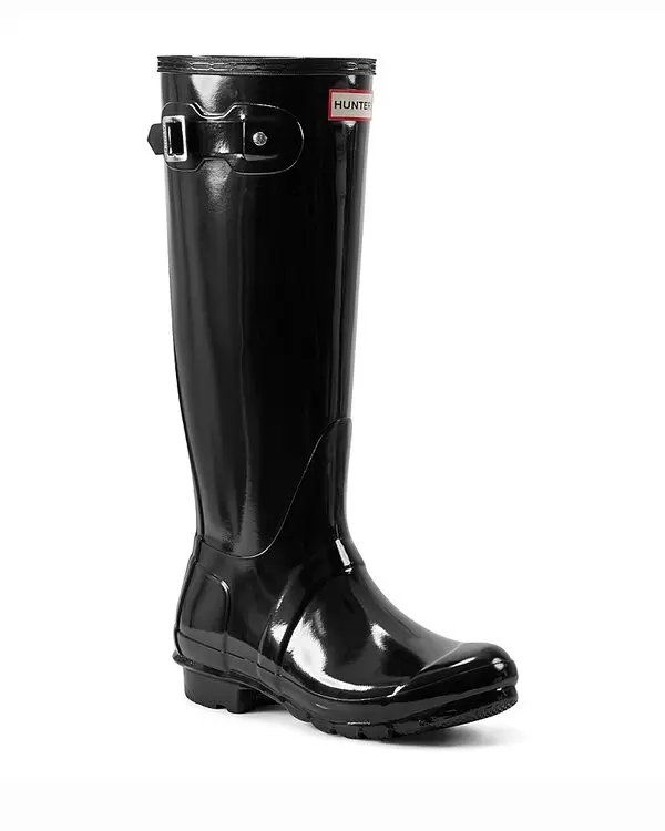 Hunter Original Chelsea Gloss Boots - Black