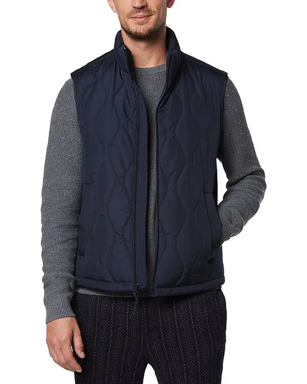 Andrew Marc Hampden Quilted Vest - Ink