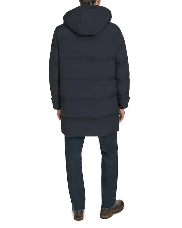 Andrew Marc Rummel Hooded Stadium Coat - Ink