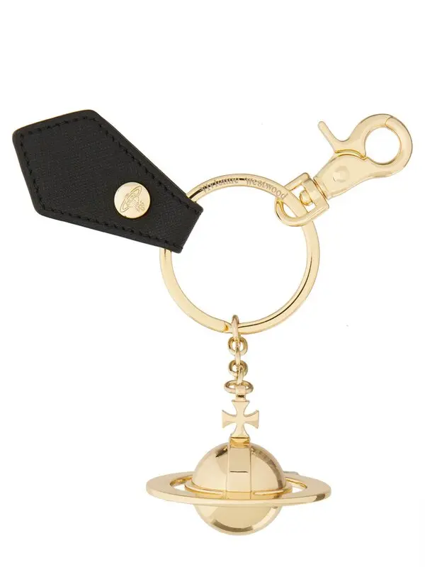VIVIENNE WESTWOOD Keychain "3d Orb - Black