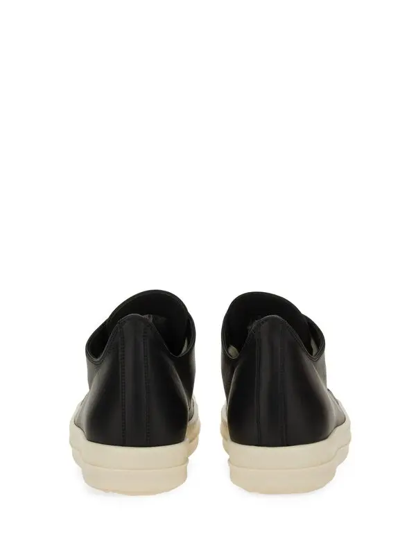 Rick Owens Leather Low Top Sneaker