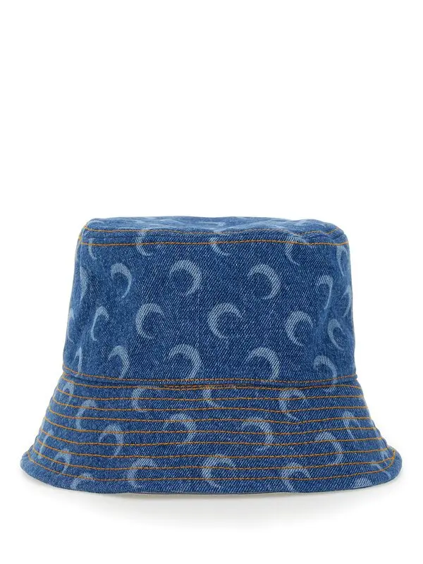 MARINE SERRE Moon Laser Bucket Hat - Blue