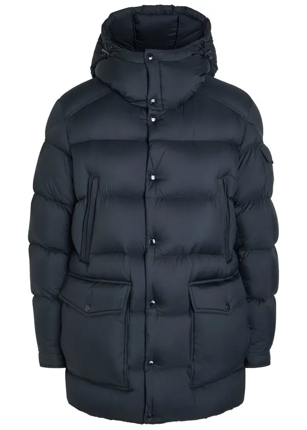 Moncler Bretagne Padded Hooded Shell Parka Jacket