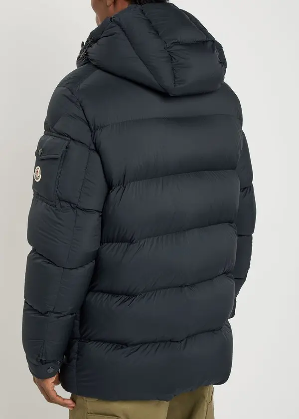 Moncler Bretagne Padded Hooded Shell Parka Jacket