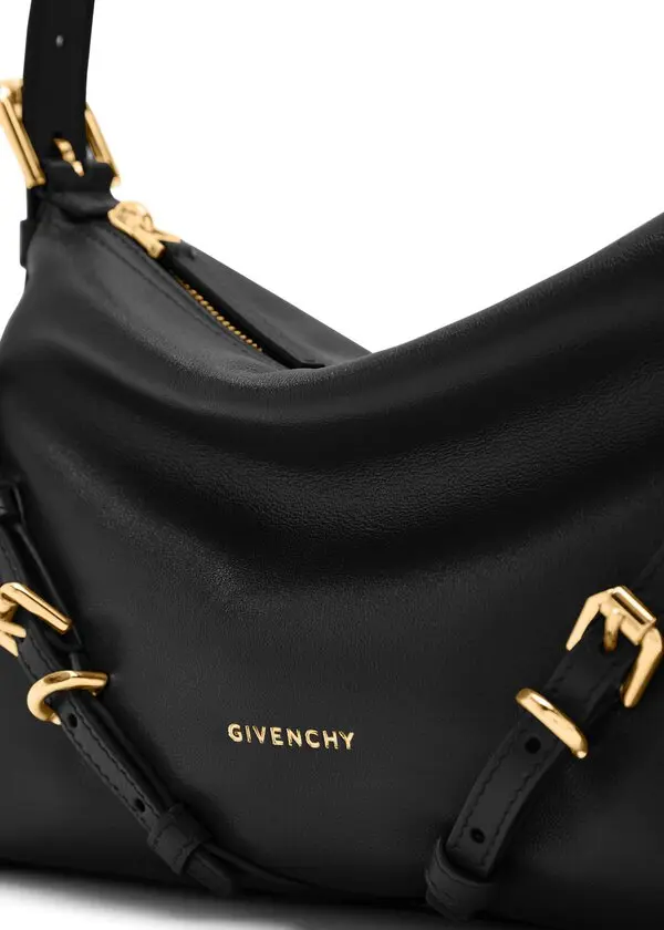 Givenchy Voyou Mini Leather Shoulder Bag - Black