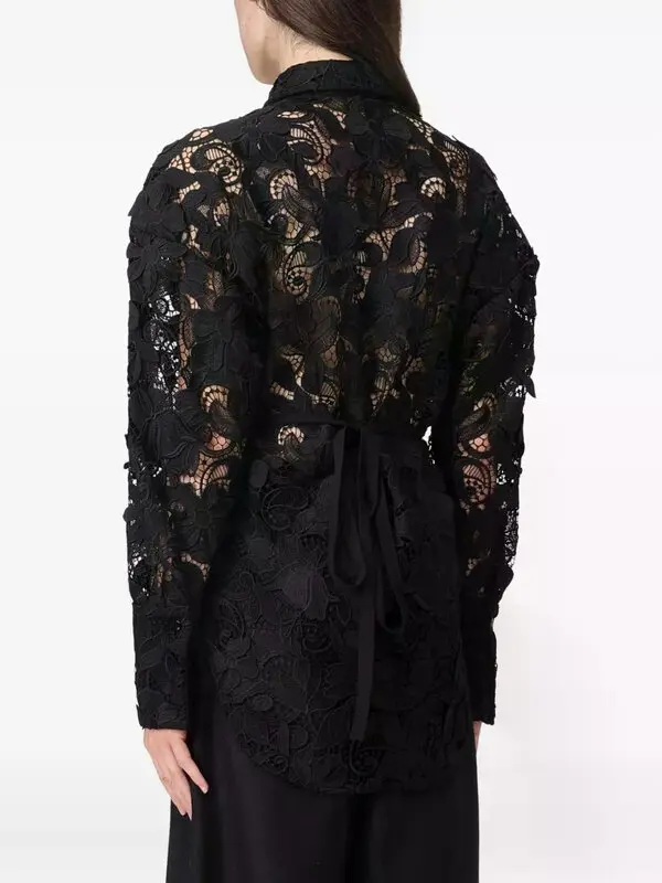 Blumarine Macrame Lace Shirt