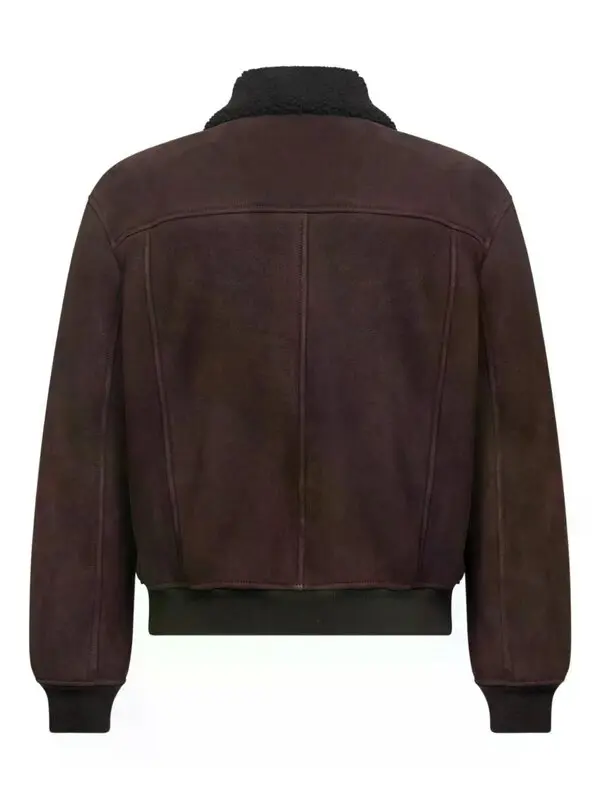 Tagliatore Shearling-collar Bomber Jacket