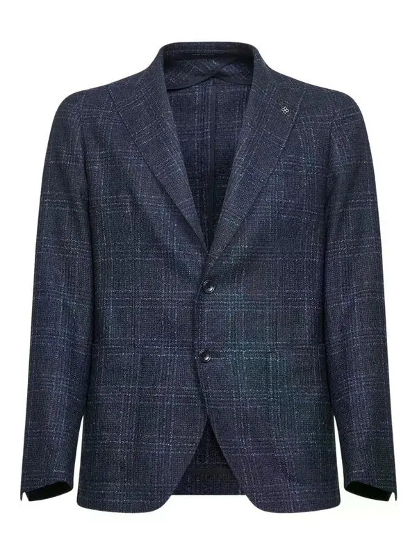 Tagliatore Single-breasted Checked Blazer