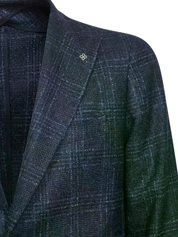 Tagliatore Single-breasted Checked Blazer