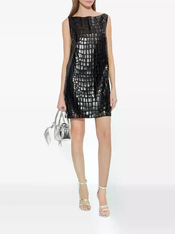 Dsquared2 Crocodile-effect Mini Dress