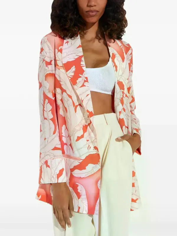 Mystique Printed Jacket - Orange