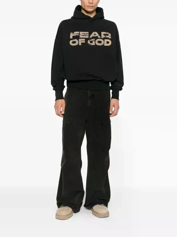 Fear Of God Logo Hoodie