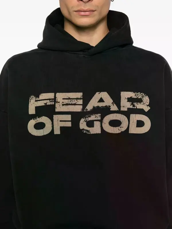 Fear Of God Logo Hoodie