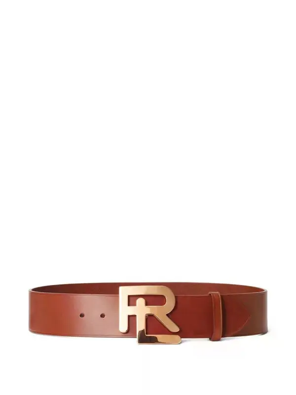 Ralph Lauren Logo-buckle Leather Belt - Brown