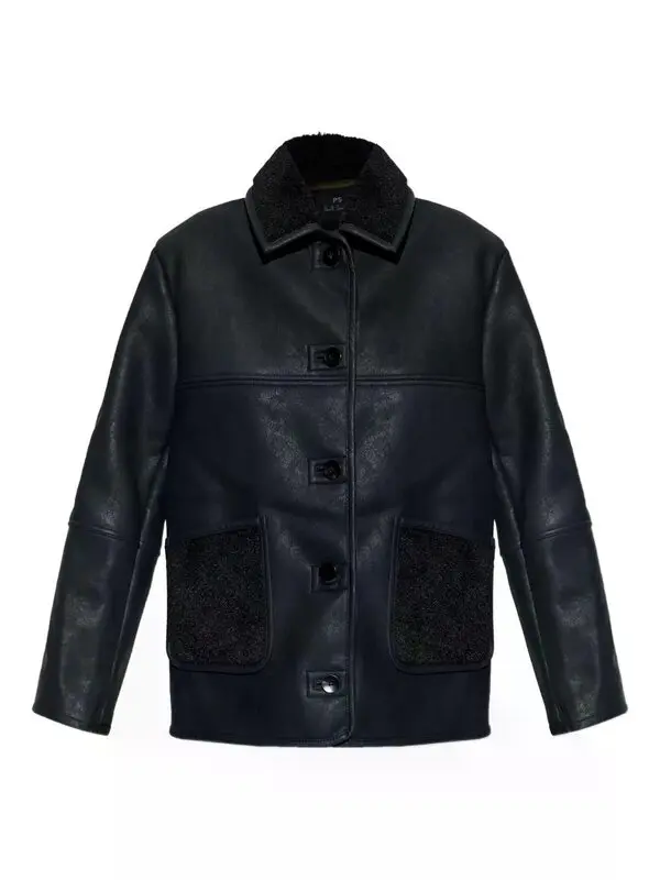 Paul Smith Faux-Leather Jacket In Black - 10% Off | Editorialist