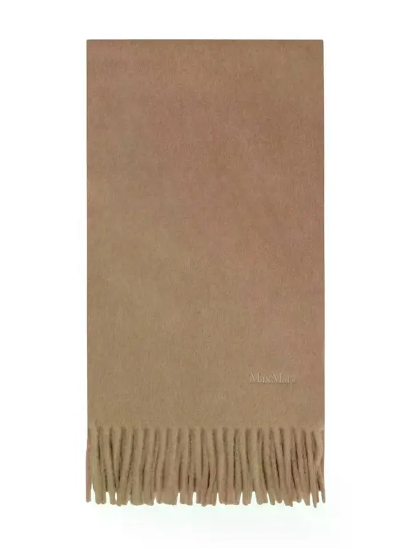 Max Mara Scilli Fringed Scarf - Neutrals
