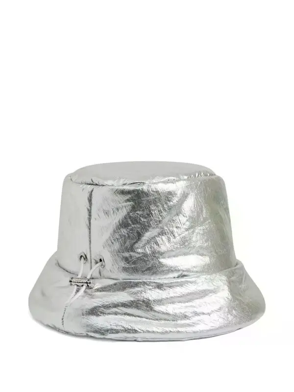 Fusalp Crinkled-effect Bucket Hat - Silver