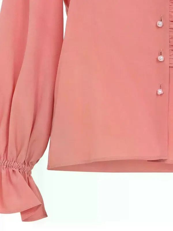 Chloé Ruffled Silk Top
