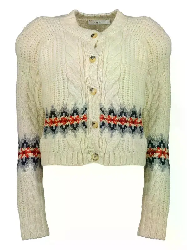 IRO PARIS Cable-knit Buttoned Cardigan