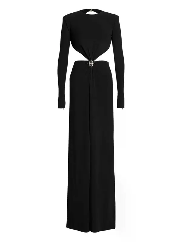 Ralph Lauren Cutout-detail Embellished Jumpsuit - Black