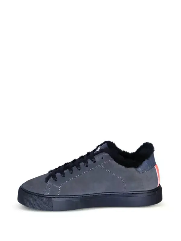 HIDE&JACK Fur-trim Sneakers - Grey