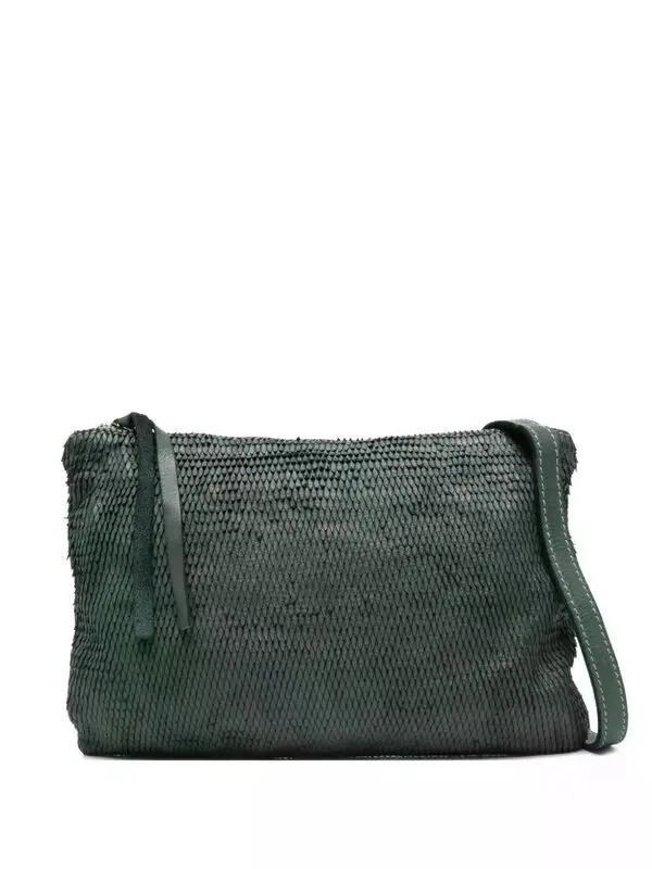SOMMET Textured Cross Body Bag - Green