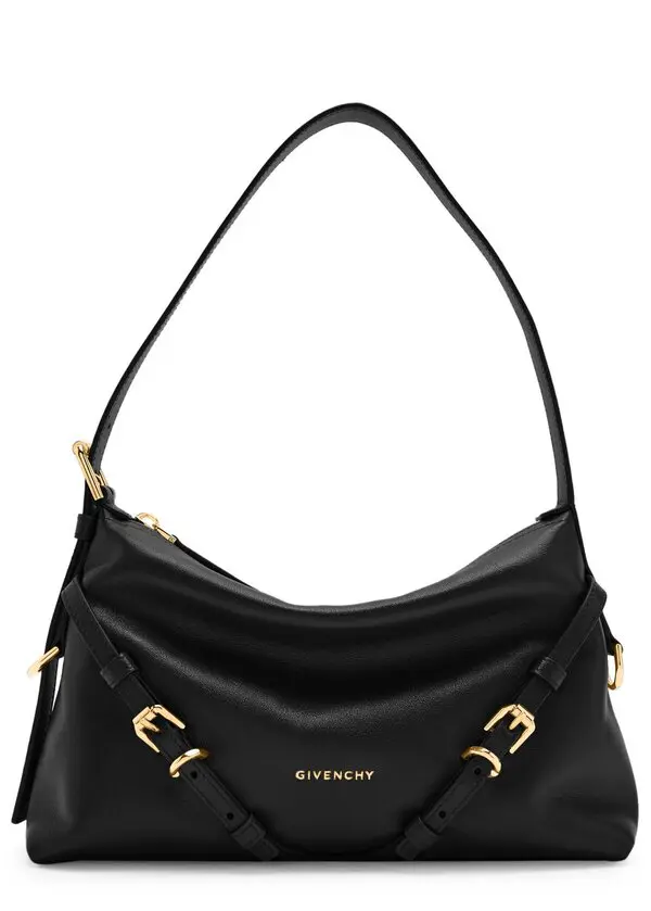 Givenchy Voyou Mini Leather Shoulder Bag - Black