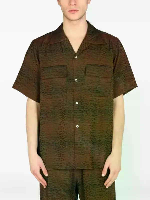 Needles Short Sleeve Shirt - Brown