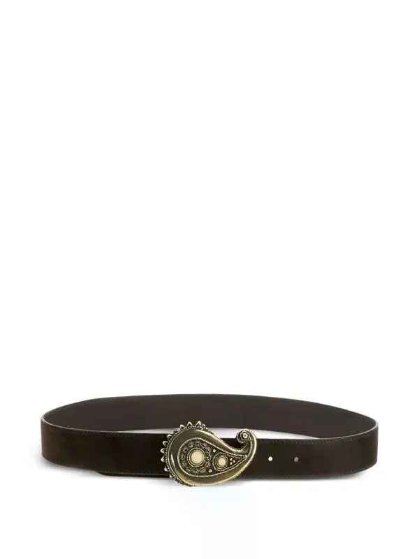ORTIGNI Leather Belt - Brown