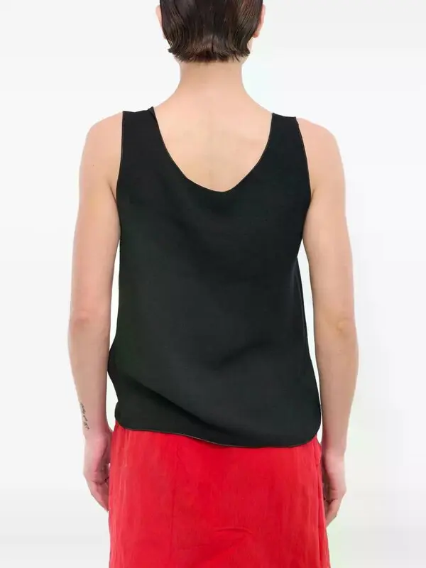 Blumarine Ring Embellished Tank