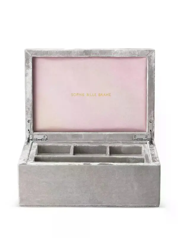 Sophie Bille Brahe Velvet-finish Box - Grey