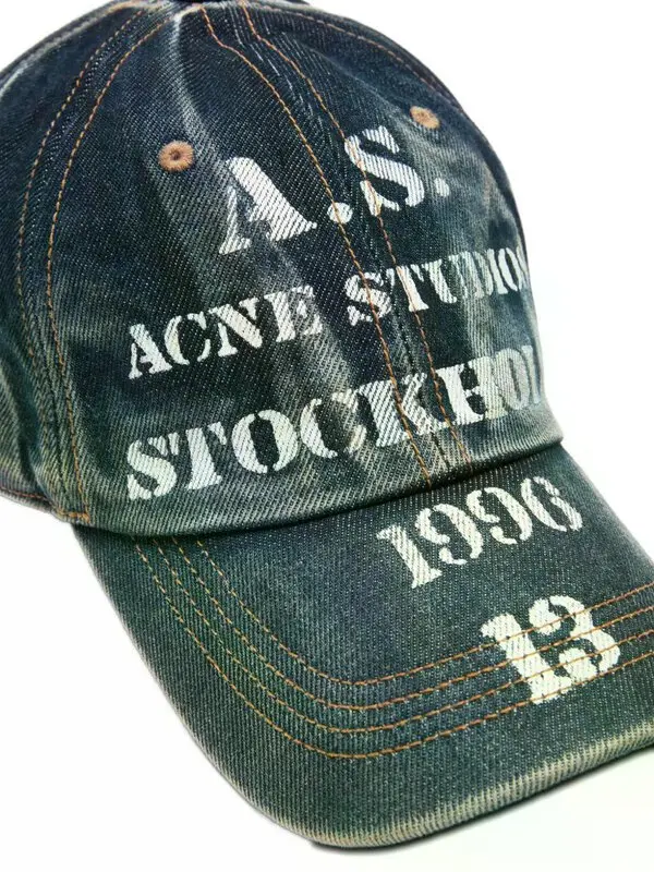 Acne Studios Logo-print Cap