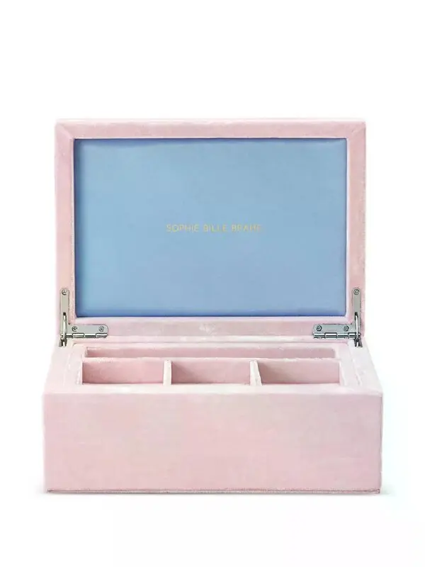 Sophie Bille Brahe Velvet-finish Box - Pink