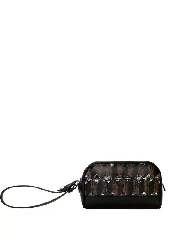 AU DEPART Hexagon Zip-fastening Pouch - Black