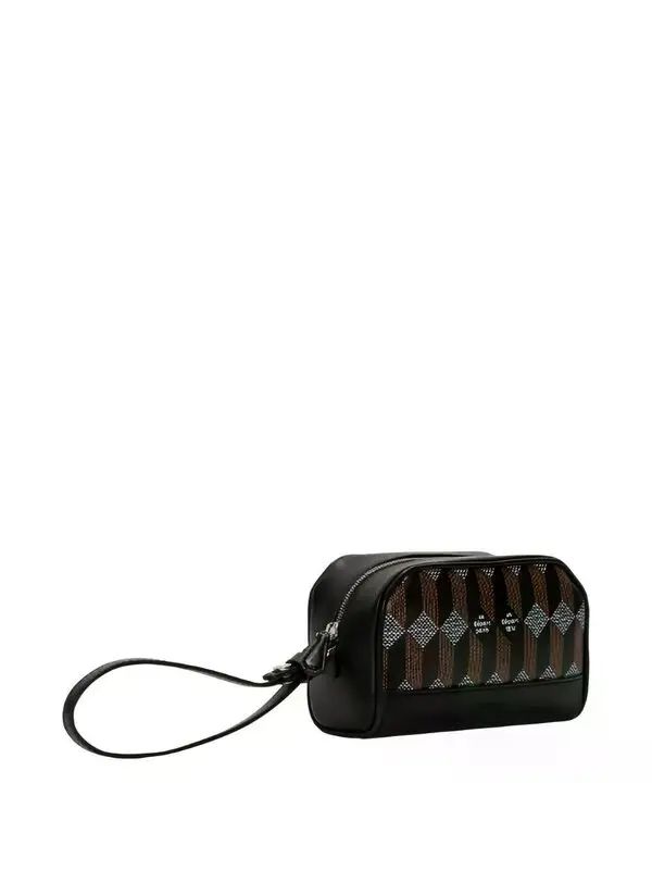 AU DEPART Hexagon Zip-fastening Pouch - Black