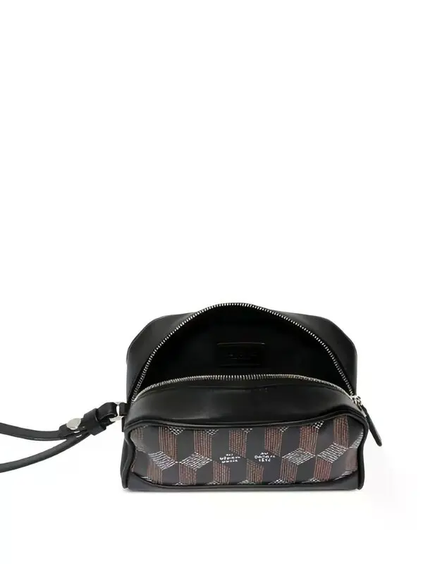 AU DEPART Hexagon Zip-fastening Pouch - Black