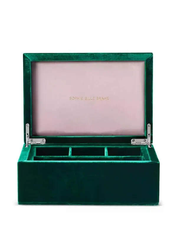 Sophie Bille Brahe Velvet-finish Box - Green