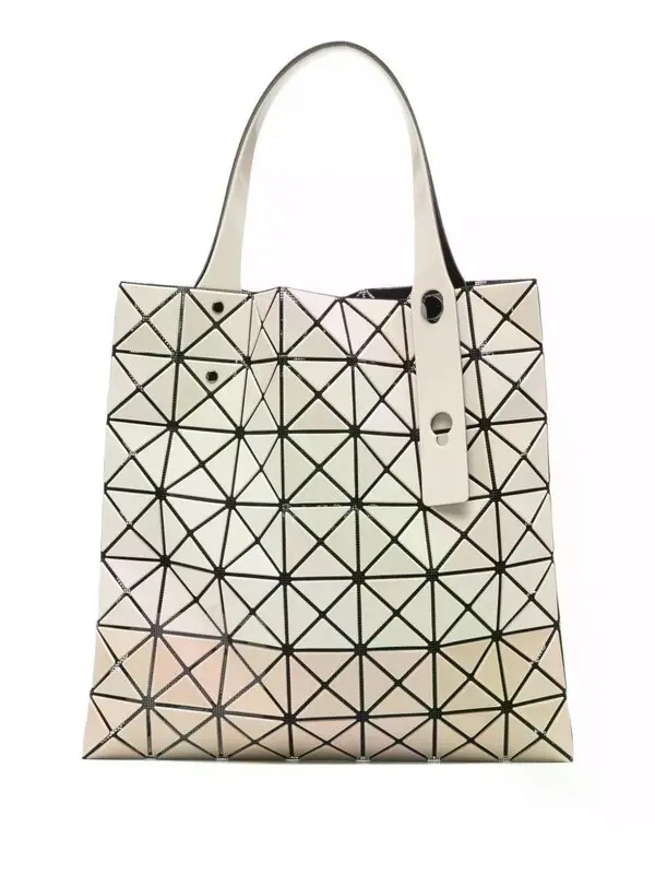 Issey Miyake Geometric Panelled Tote Bag - Neutrals