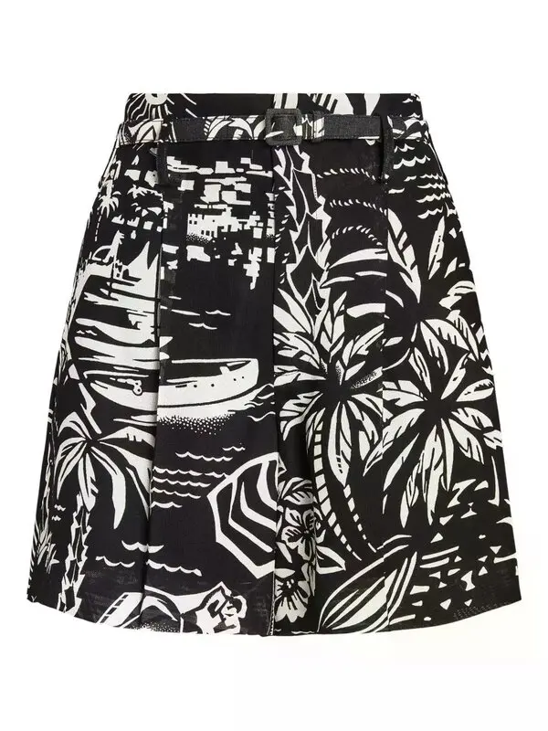Ralph Lauren Printed Pleated Shorts