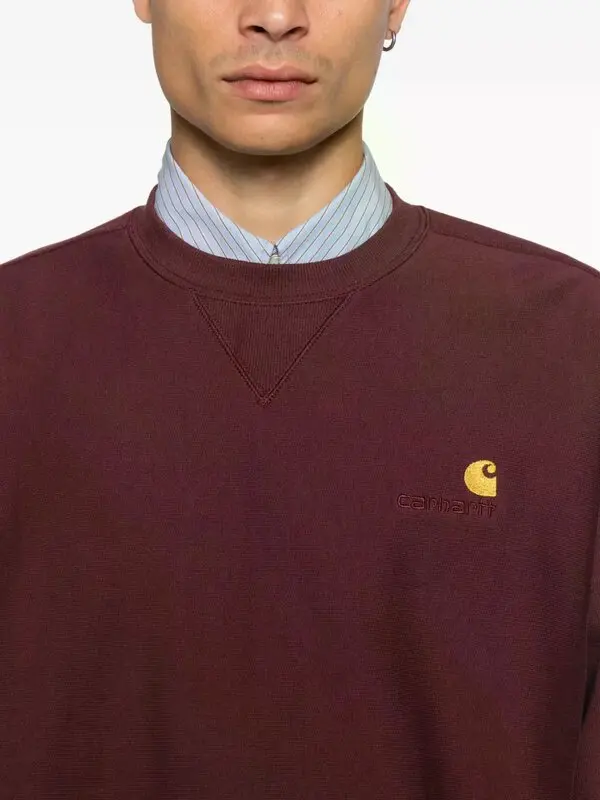 Carhartt Work In Progress American Script Logo Sweatshirt