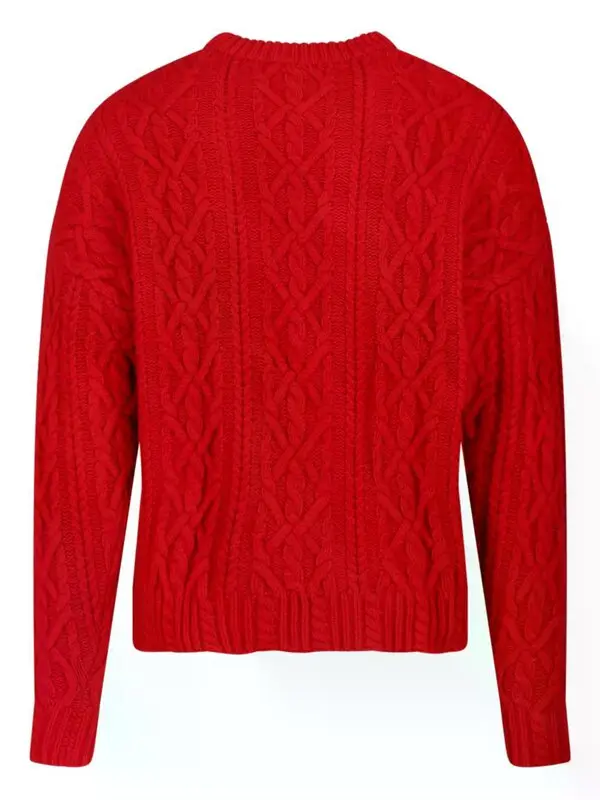 Aspesi Cable-knit Crew-neck Sweater