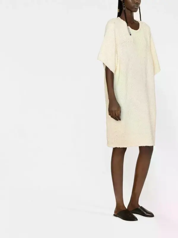 TOTEME Textured Knitted T-shirt Dress