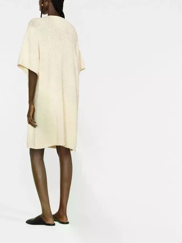 TOTEME Textured Knitted T-shirt Dress