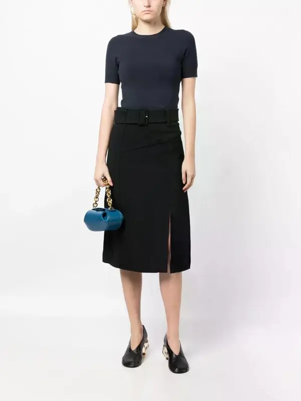 3.1 Phillip Lim Crepe-texture Short-sleeve Top