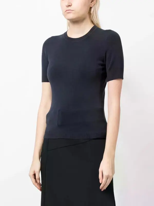 3.1 Phillip Lim Crepe-texture Short-sleeve Top